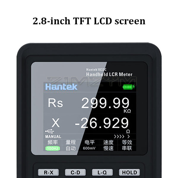 Hantek Digital Meter 1832C / 1833C Handheld Portable Bridge LCR Induct ...
