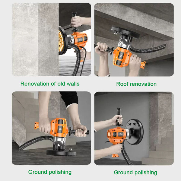 Concrete Grinder Cement Block Grinder Wall Planer Multi-Function Rough ...