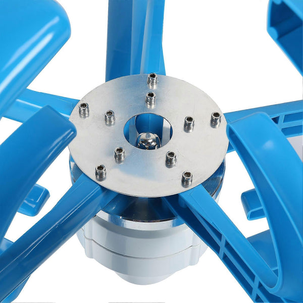 Wind Turbine Set 5 Blade Vertical Axes Generator Installation Kit with ...