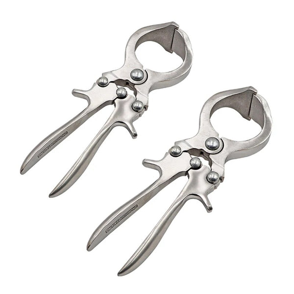2 Pcs Livestock Catration Tools Stainless Steel Without Blood Pig She ...