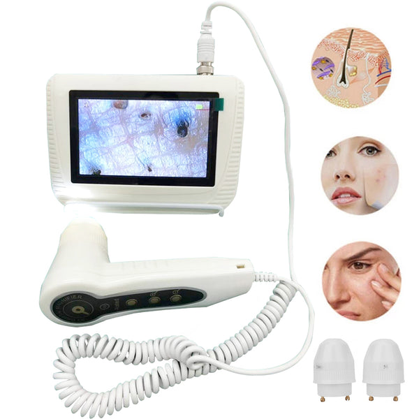 NEW 50X/200X HD Digital Microscope Hair Follicle Detector Scalp Diagno ...