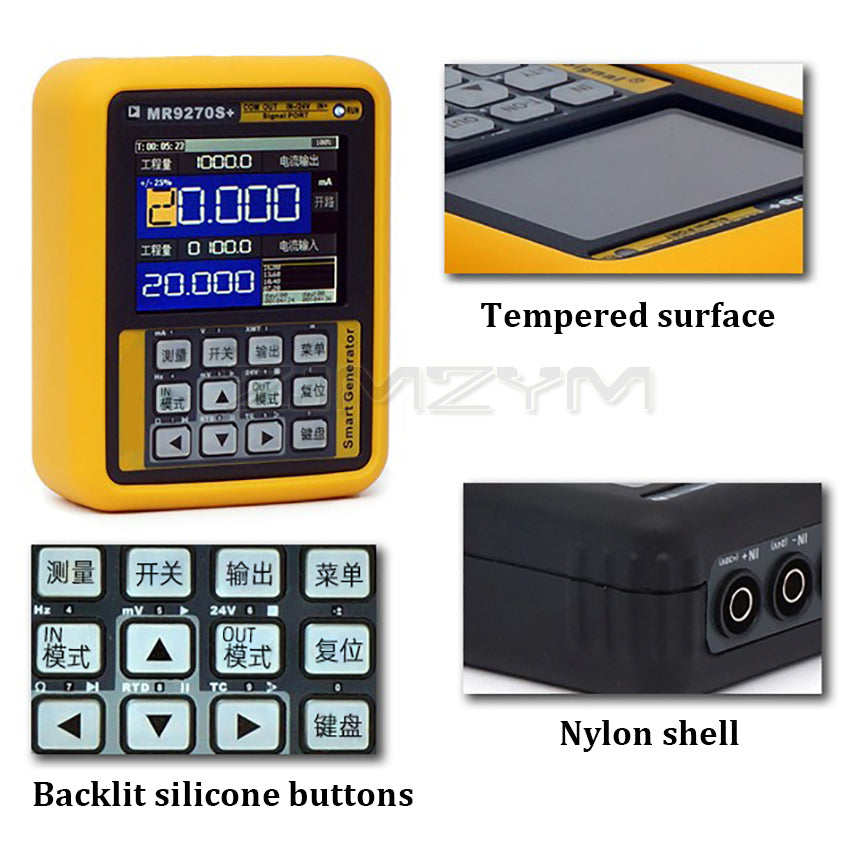 MR9270S + HART 4-20MA Signal Generator Calibrate Current Voltage PT100 ...