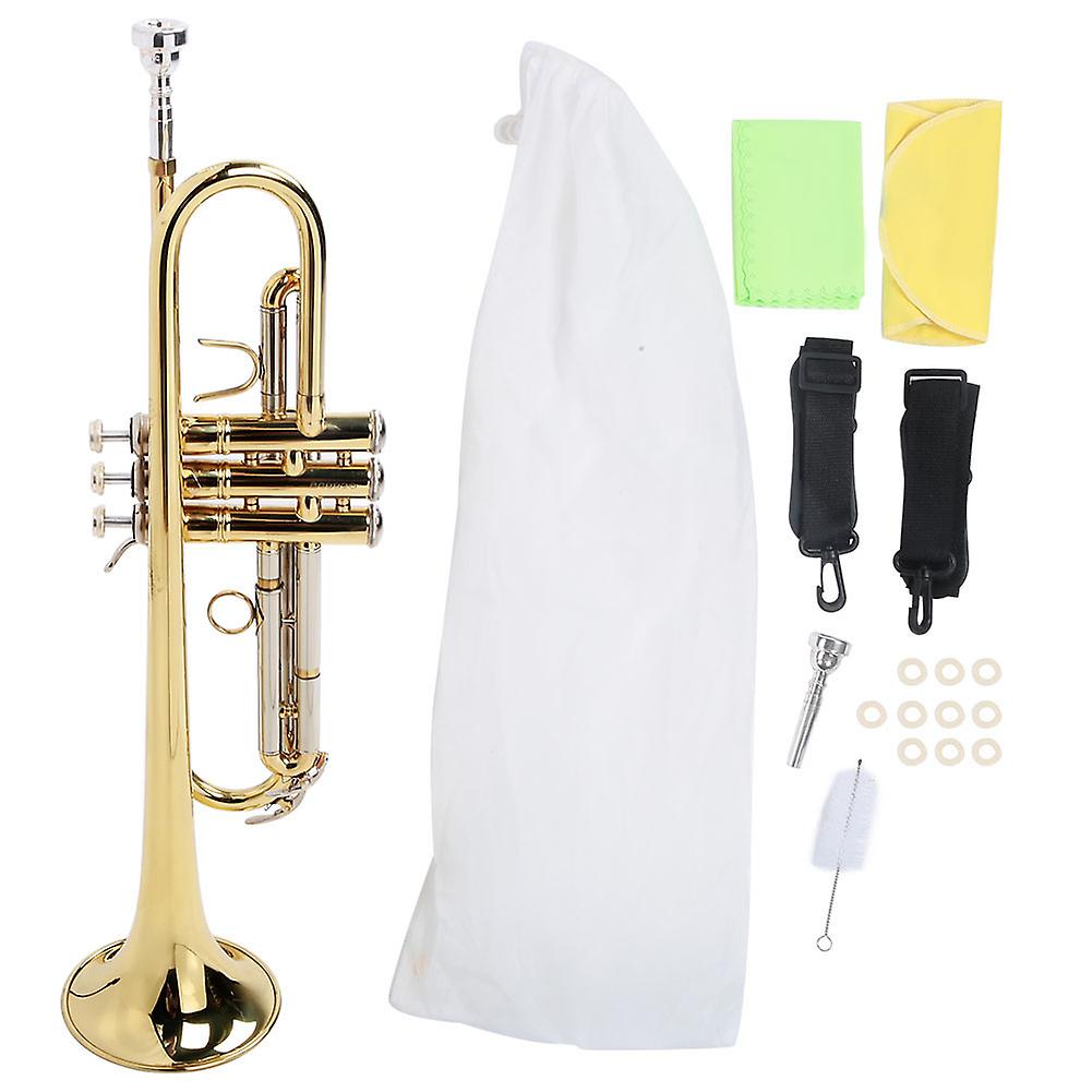 Three Colors Trumpet Professional Combined Type Musical Brass Trumpet ...