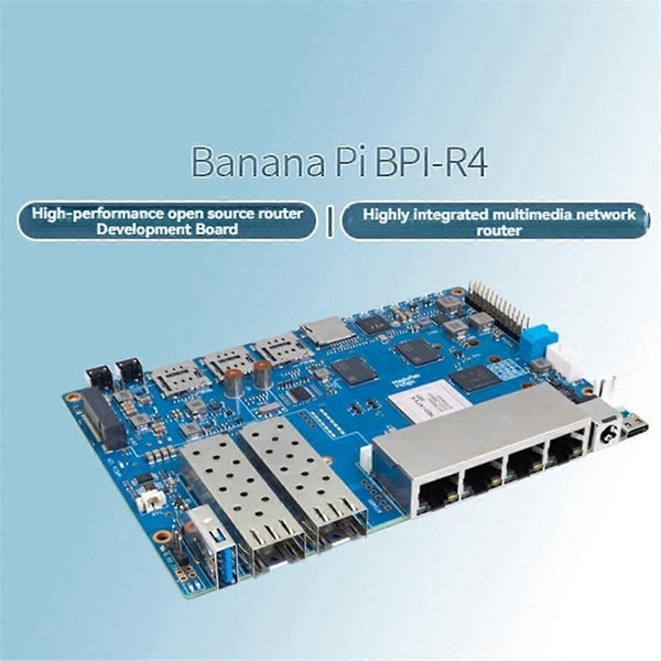 For Banana Pi -R4 Router Development Board 4GB RAM MT7988A High-Perfor ...