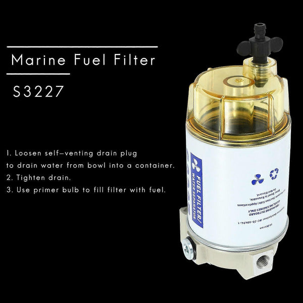 S3227 Outboard Marine Marine Fuel Filter Fuel Water Separator Filter A ...