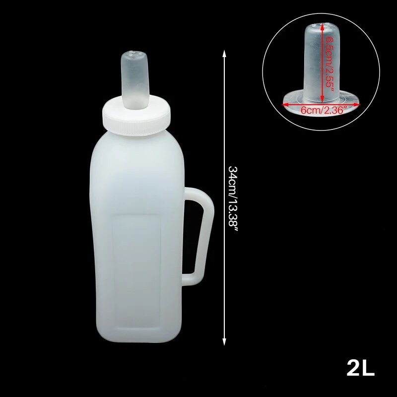 Calf Lamb Feeding Bottles Happyyami 8-Pack Goat Milk Nursing Bottles ...