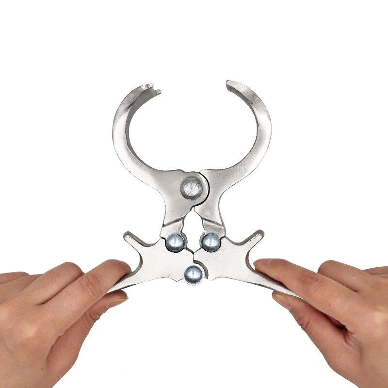 Goat Pig Castration Pliers Stainless Steel Bloodless Castration Clamp ...