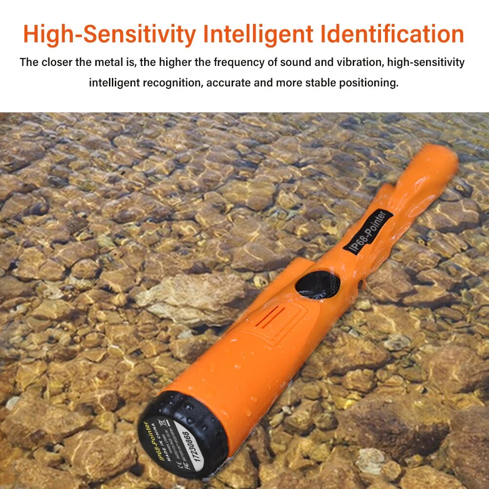 Professional Smart Metal Detector IP68-Pointer Waterproof 360° Side-S ...