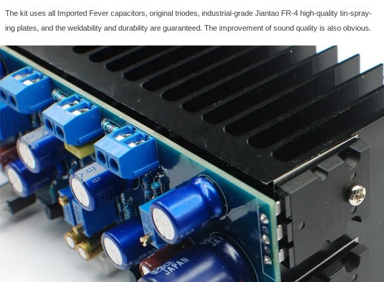 Audiophile 1969 Power Amplifier Kit Hifi Hood Class A Power Amplifier Gold Immersion Plate Diy