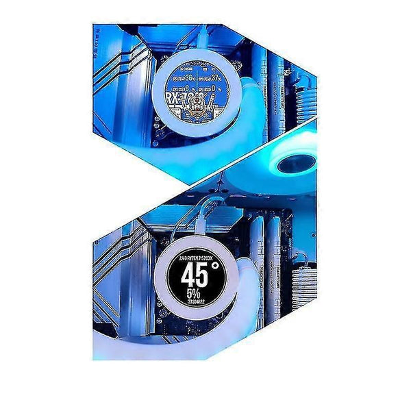 2.1 Inch Round Screen Ips Dynamic Display Temperature Aida64 Monitor 1 ...