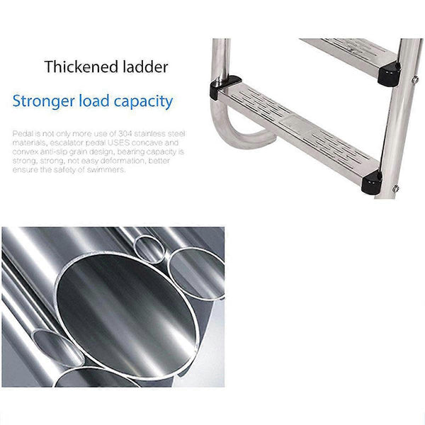 Swimming Pool Ladder Rung Steps Stainless Steel Anti Slip Ladder – mickcara