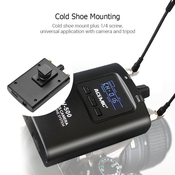 ACEMIC UHF Wireless Microphone System with Dual Handheld Dynamic Micro ...
