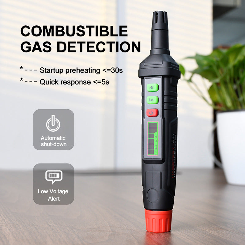 HT61 Pen Type Mini Smart Gas Leak Detector High Low Sensitivity Switch ...
