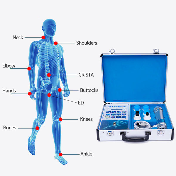 Portable Physiotherapy equipment ED Electromagnetic Extracorporeal Sho ...