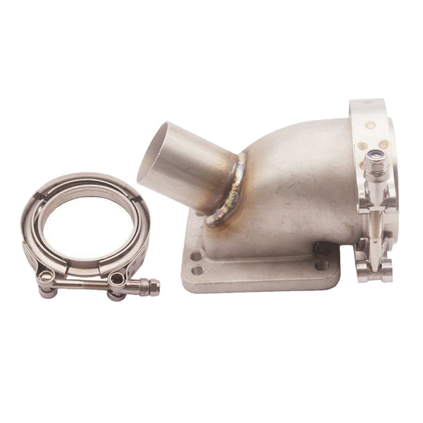 3 Inch Turbo 90 Degree Elbow Adapter T3 / T4 Flange And Flange Kit ...