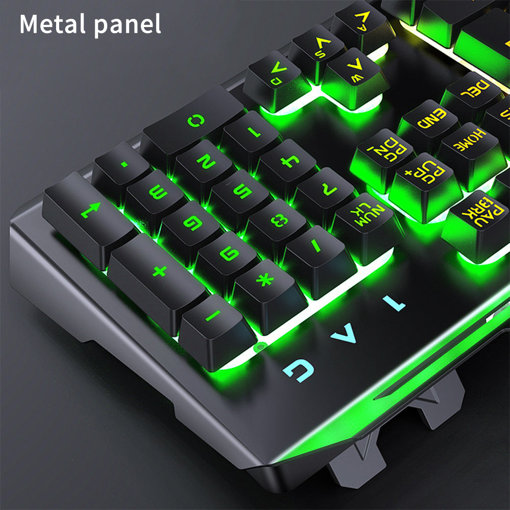 V2 104 Key Mechanical Keyboard Game Keyboards Desktop Computer Noteboo ...