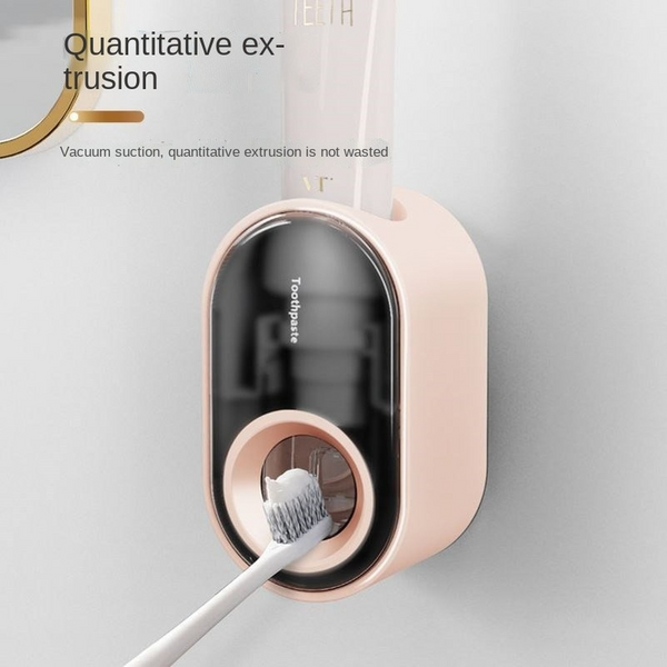 Automatic Toothpaste Squeezing Device Set Suction Wall Hanging Toothbr ...