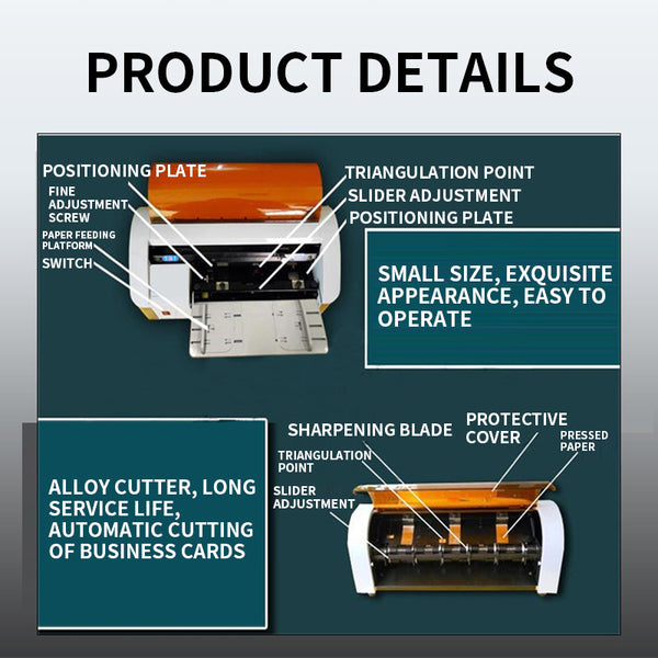 A4 Semi-automatic Business Card Cutting machine SSB-001 Self-sharpenin ...