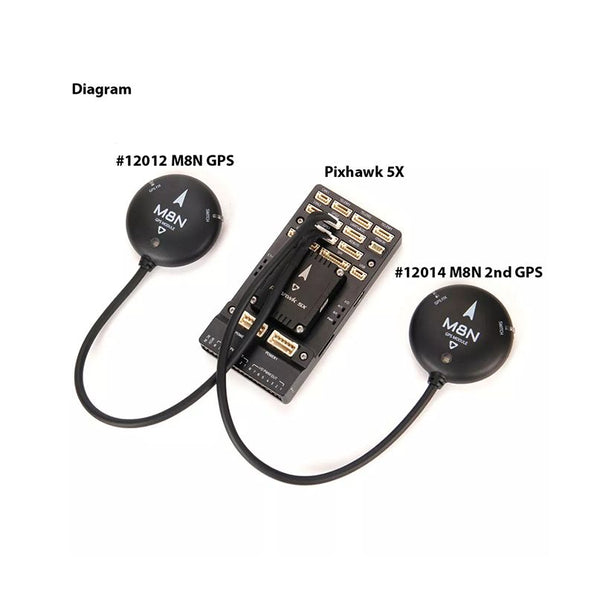 Holybro M8N GPS Module Tri-colored LED Indicator for Pixhawk Pix32 Fli ...